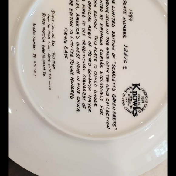 The Bradford Exchange | Wall Decor | Gone With The Wind Plate | Poshmark